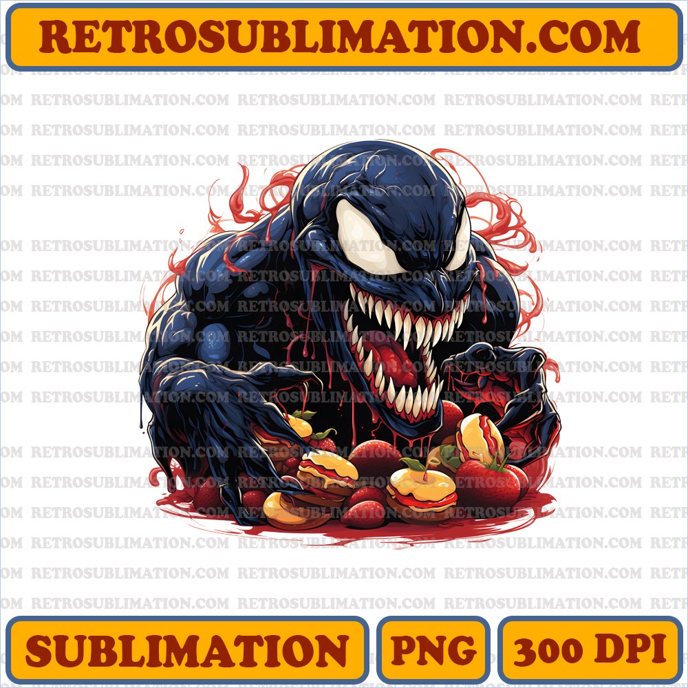 Ravenous Venom - Bootleg Style Snack PNG Digital Download