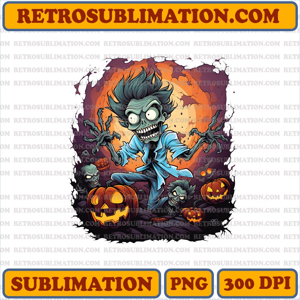 Burping Battle - Rick Sanchez vs Zombie Clones - Digital Download PNG