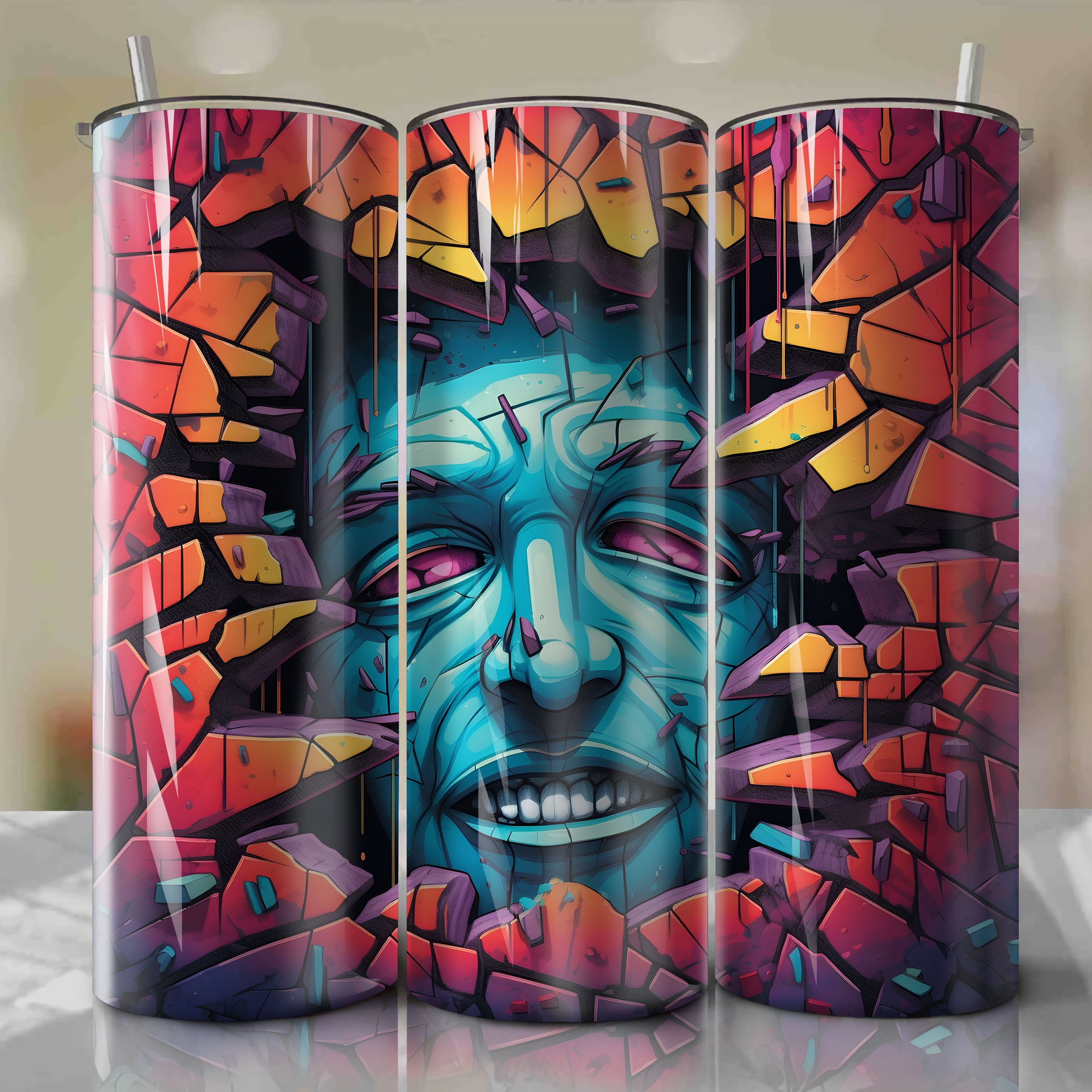 Dash Parr 3D Wrap PNG Skinny Tumbler 20oz | Sublimation | Halloween