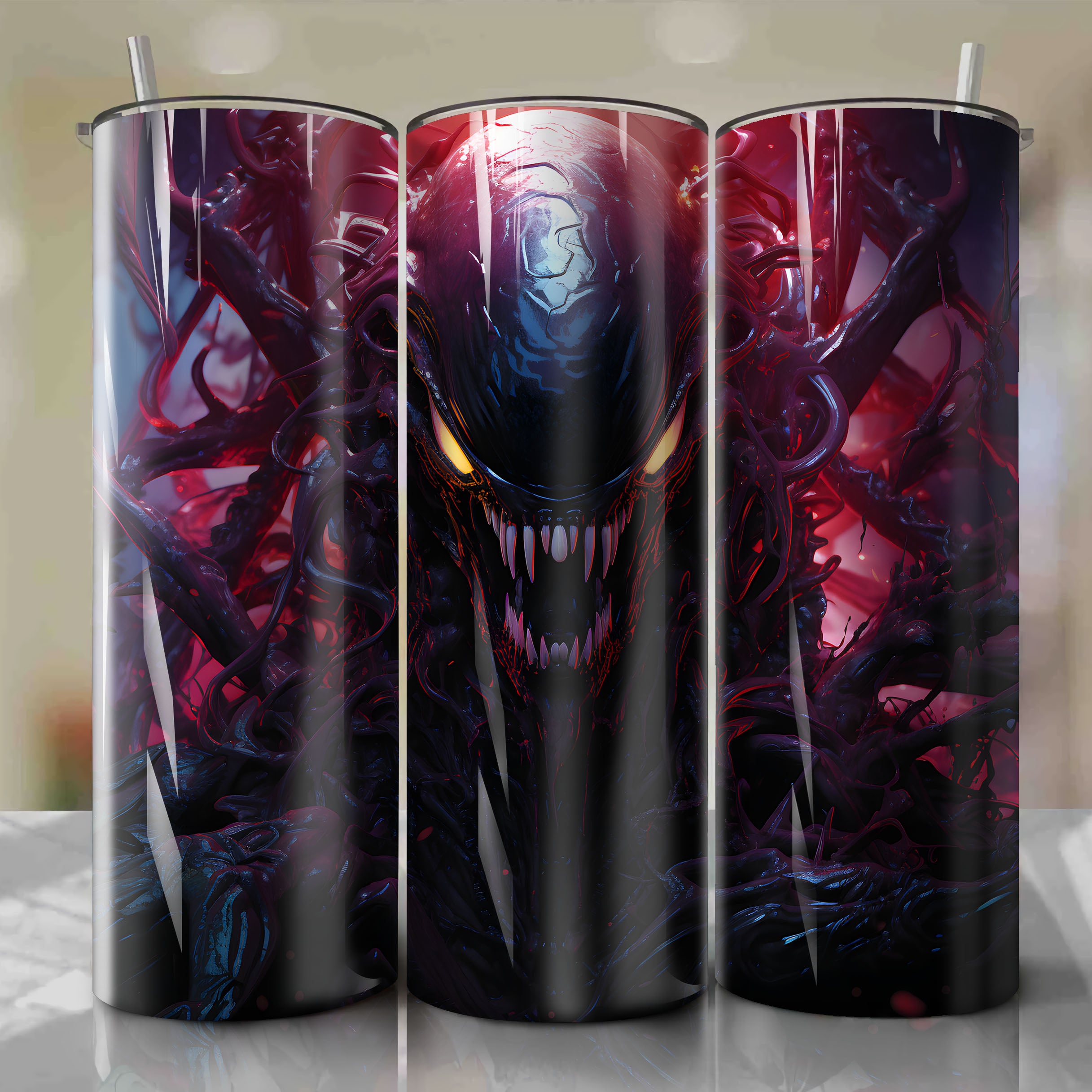 Tumbler Wrap for 20 oz Straight Tumblers - Xenomorph Alien Inspired De