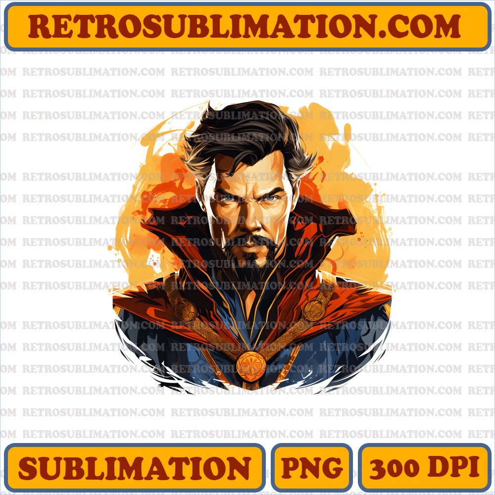 Doctor Strange Halloween Curse - Digital Download - Sublimation PNG Ar